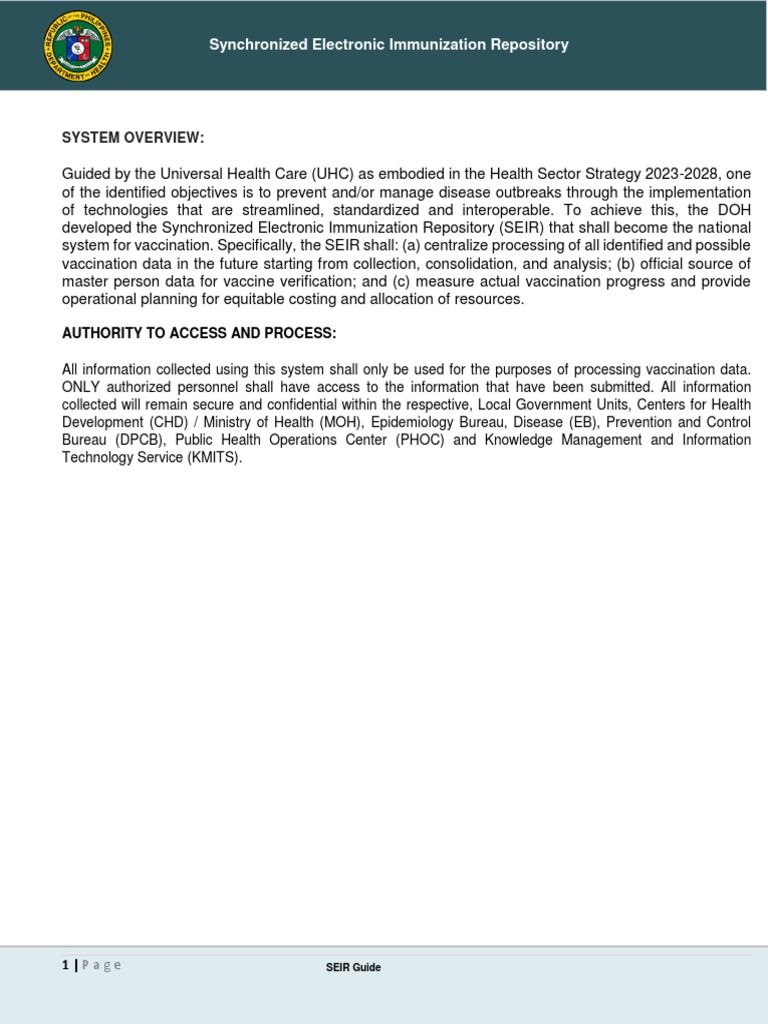 Seir Guide V3 | PDF | Computing | Software