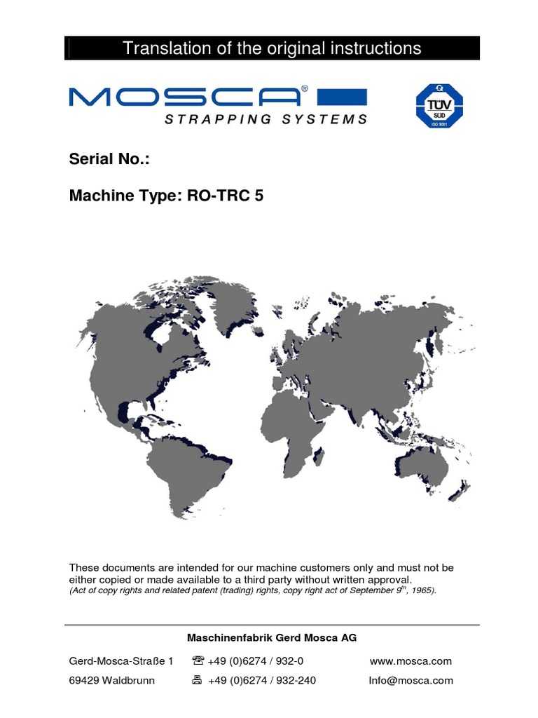 Mosca - RO TRC 5 | PDF | Switch | Mains Electricity
