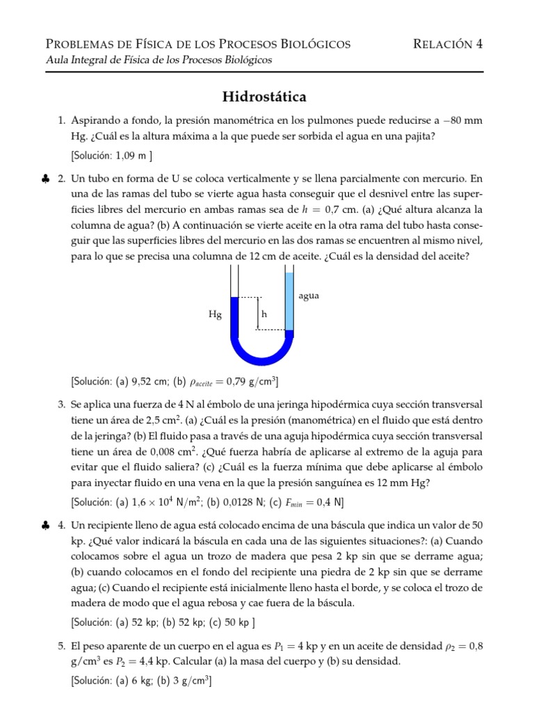 p4 | PDF | Levantar (Fuerza) | Agua