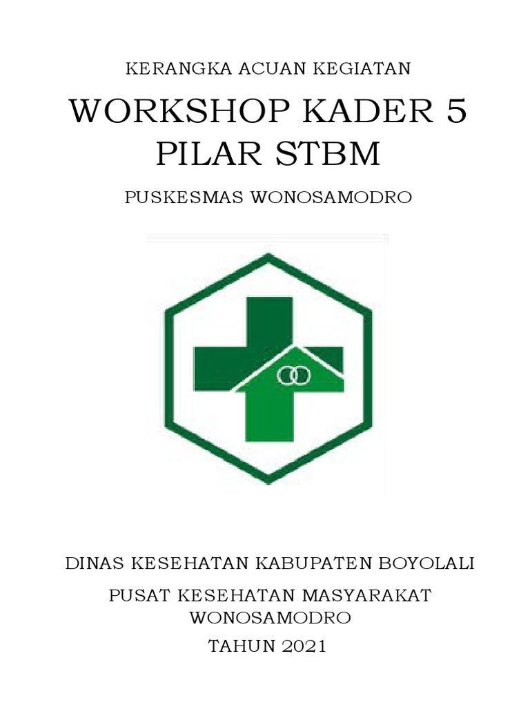 Kak Workshop Kader STBM | PDF