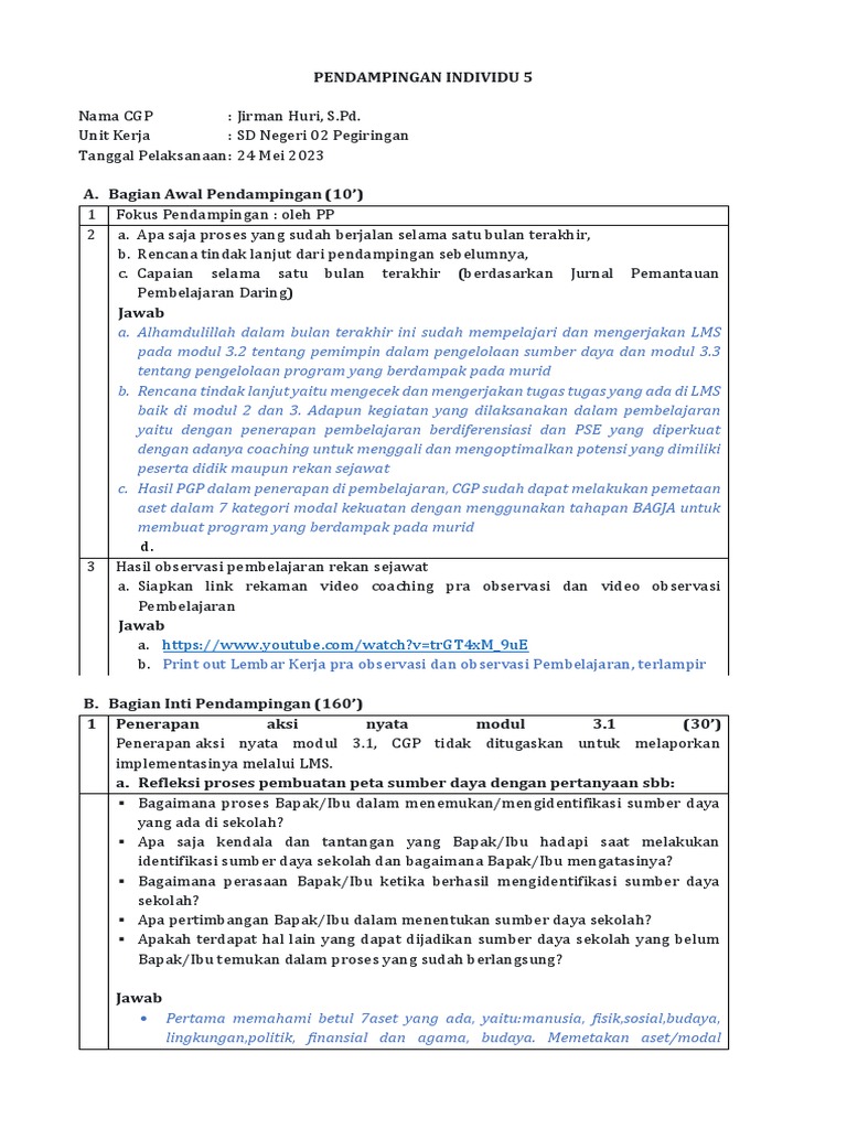 Pendampingan 5 | PDF