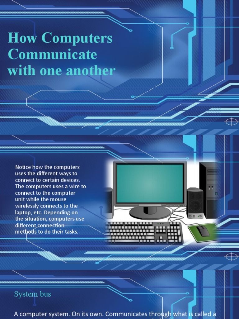 How Computers Communicate | PDF | Computer Network | Usb
