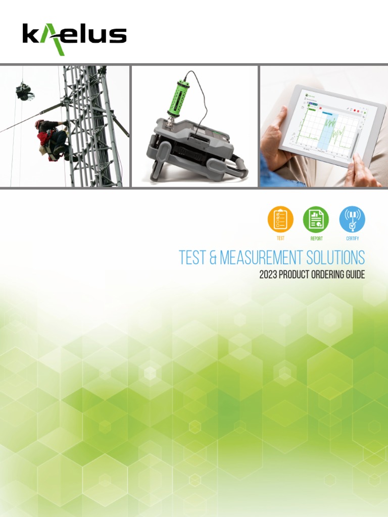 Kaelus Test Measurement Product Ordering Guide | PDF | Calibration ...