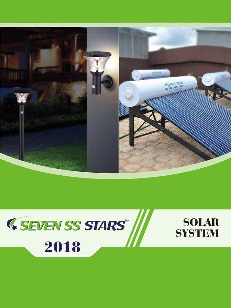 Seven Stars Solar 20181107 | PDF | Solar Energy | Water Heating