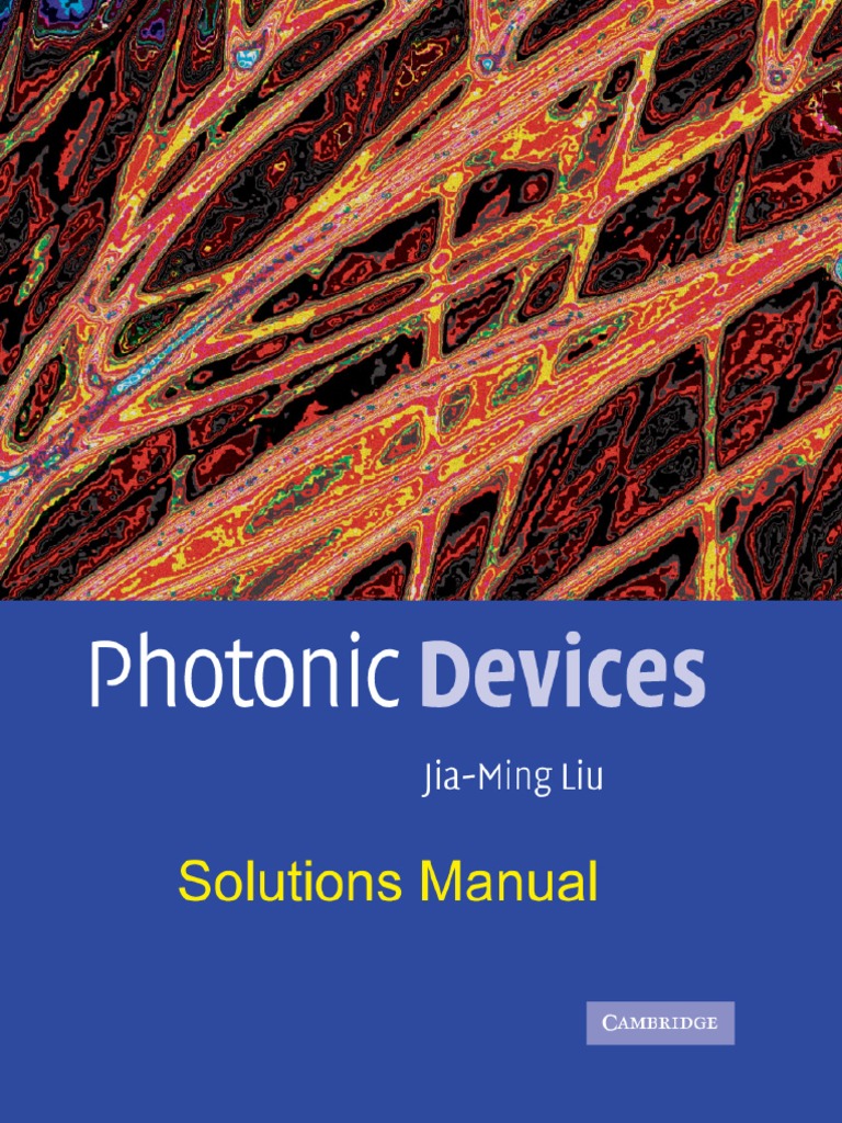 Photonic Devices by Jia Ming Liu PDF | PDF | Polarization (Waves) | Electrical Engineering
