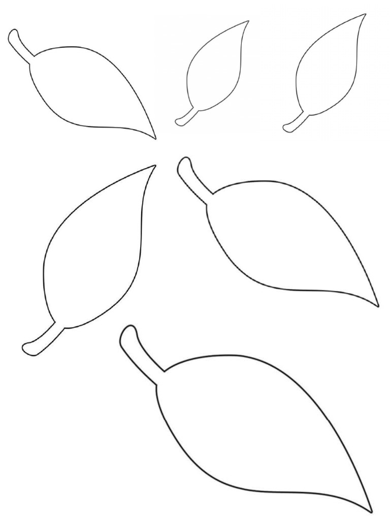 Moldes de Hojas | PDF