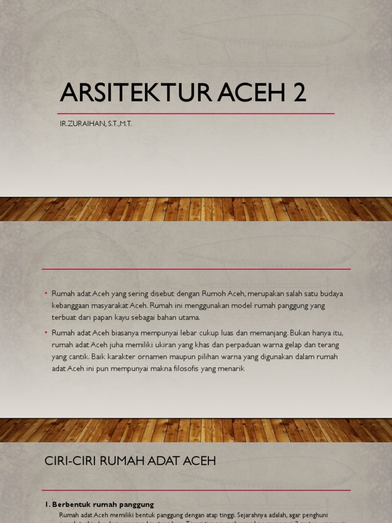 Arsitektur Aceh 2 | PDF