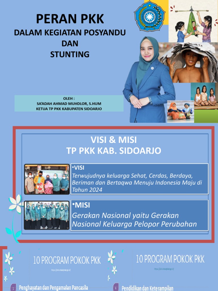 Materi Peran PKK Kegiatan Posyandu Dan Stunting | PDF