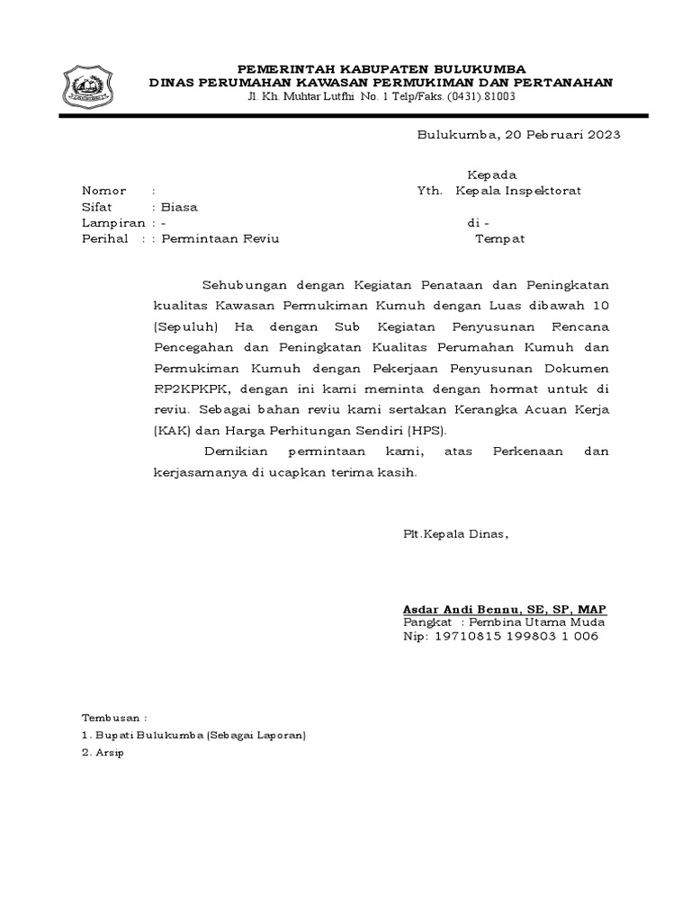 Surat Reviu | PDF