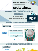 Fisiopatología Del Acv Isquémico | PDF | Carrera | Isquemia