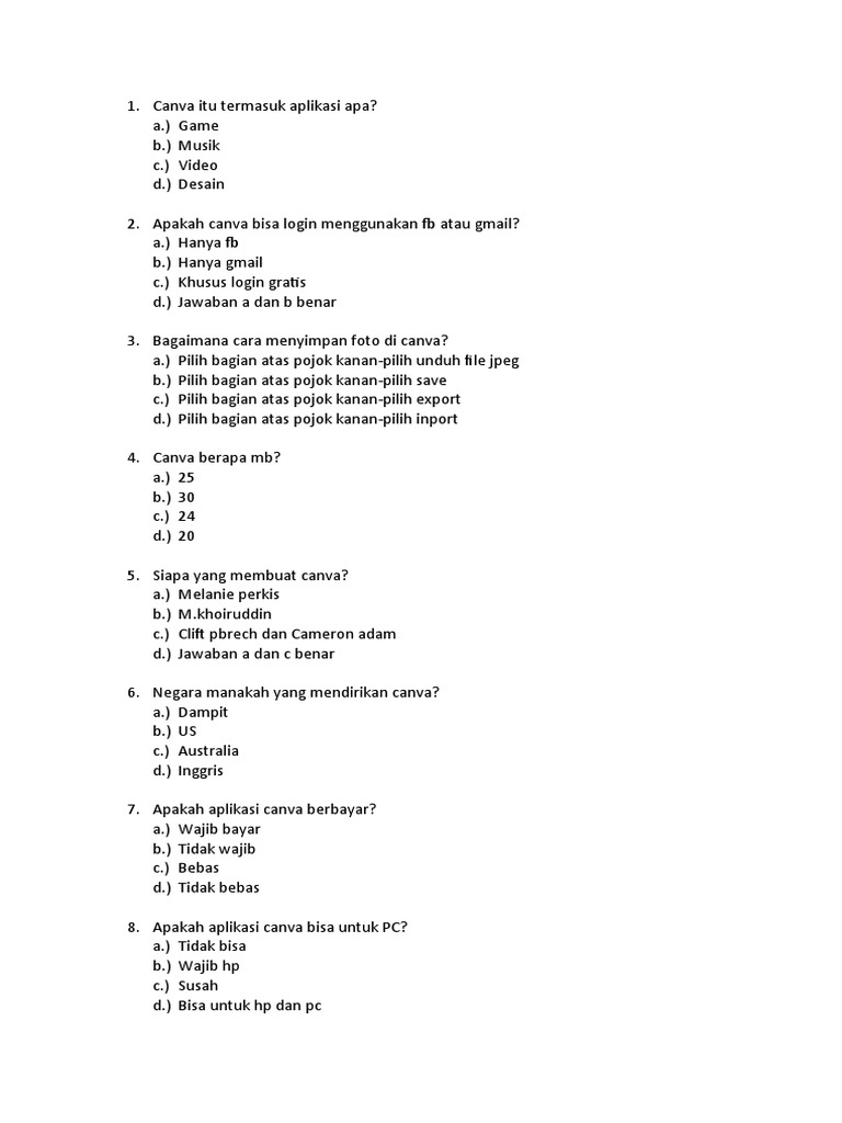 Soal Pas Komputer G7 Leaders School | PDF