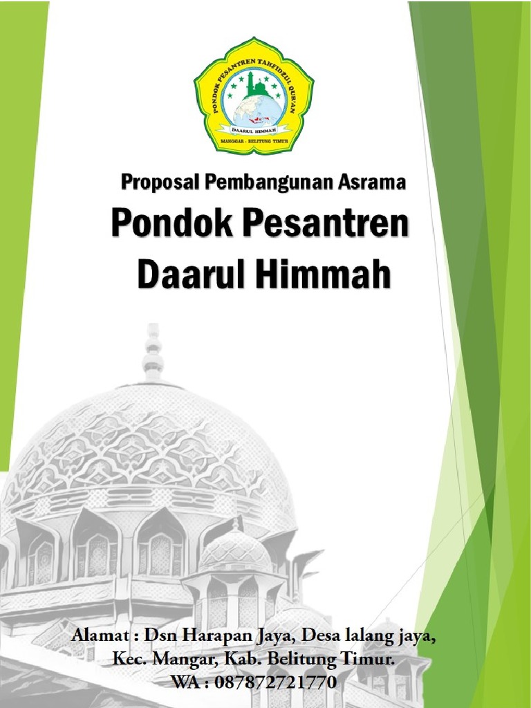 Proposal Pembangunan Asrama | PDF