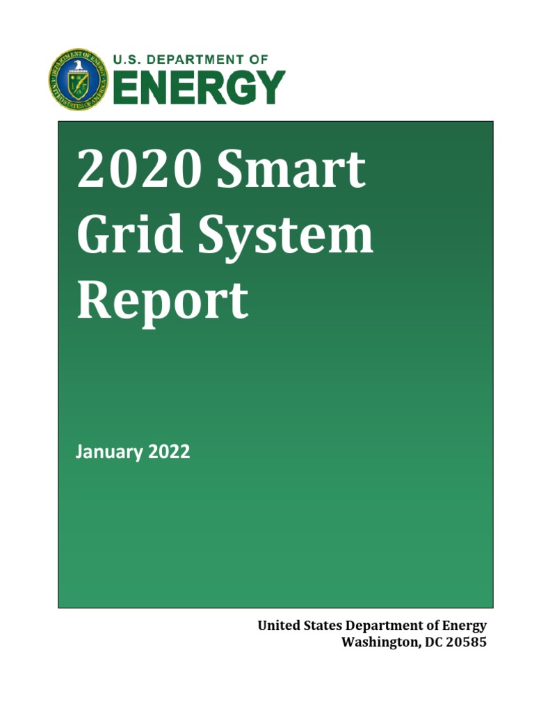 2020 Smart Grid System Report - 0 | PDF | Smart Grid | Electrical Grid