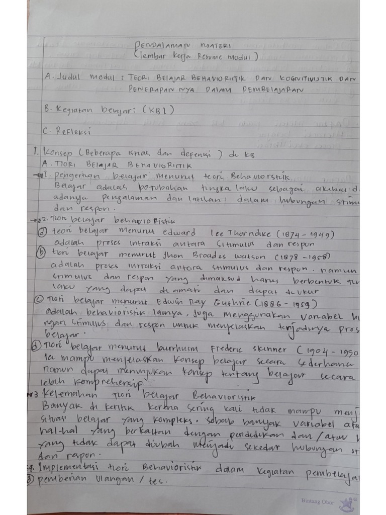 LK Resum Modul 3 KB 1 | PDF