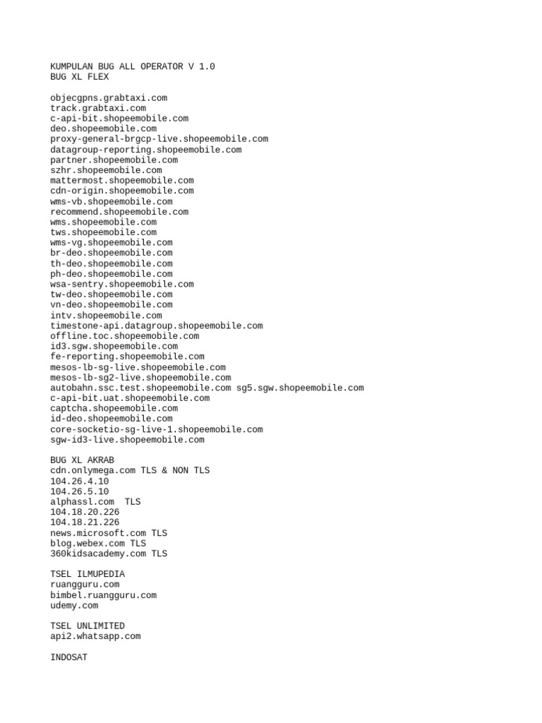 Bug Test | PDF | Telecommunications | Computer Networking