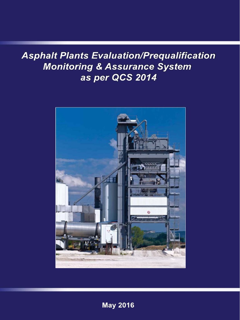 Asphalt Plant Evaluation Checklist | PDF | Asphalt | Thermometer