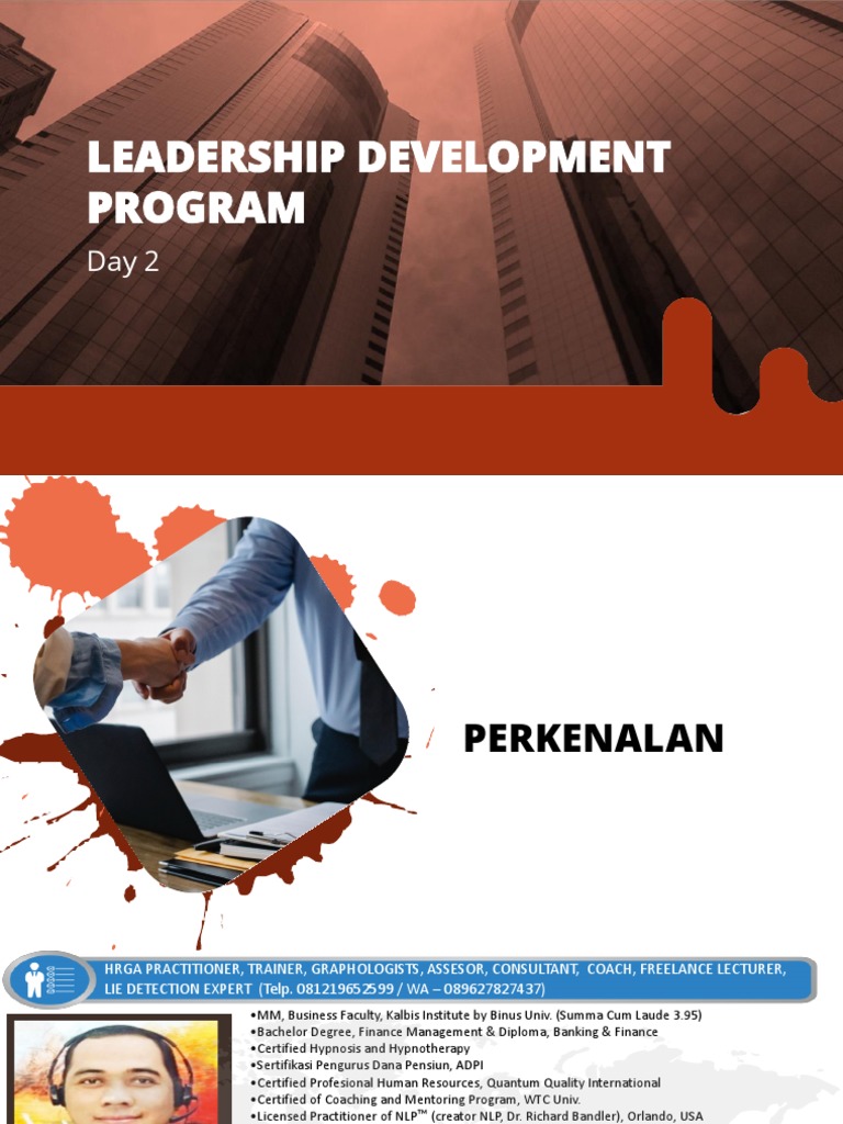 Leadership & Managerial Skills Day 2 | PDF