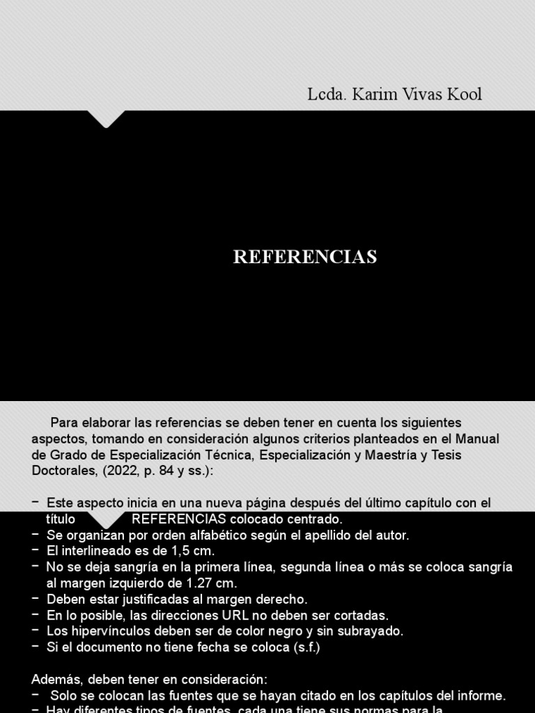 Cómo hacer referencias | PDF