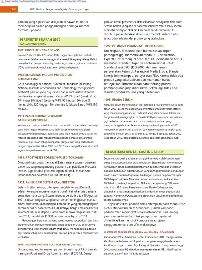 TR Blok 7 TA 2022-2023 - Phillips Science of Dental Materials 12th Edition-384-388.en - Id | PDF