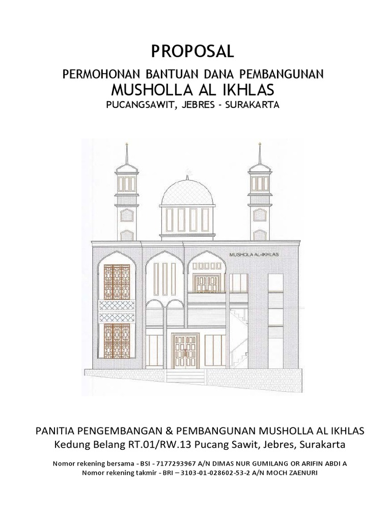 Proposal Mushola Tahap 2 | PDF