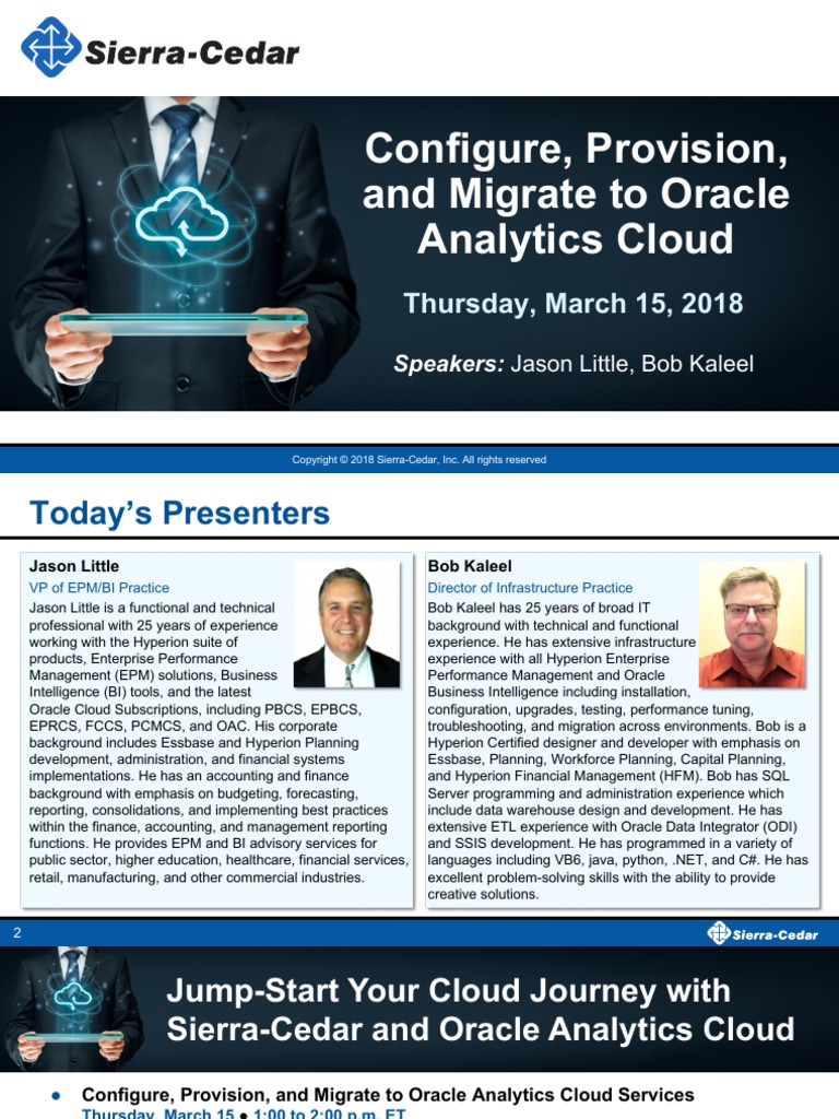 Configure, Provision, and Migrate To Oracle Analytics Cloud (PDFDrive) | PDF | Cloud Computing ...