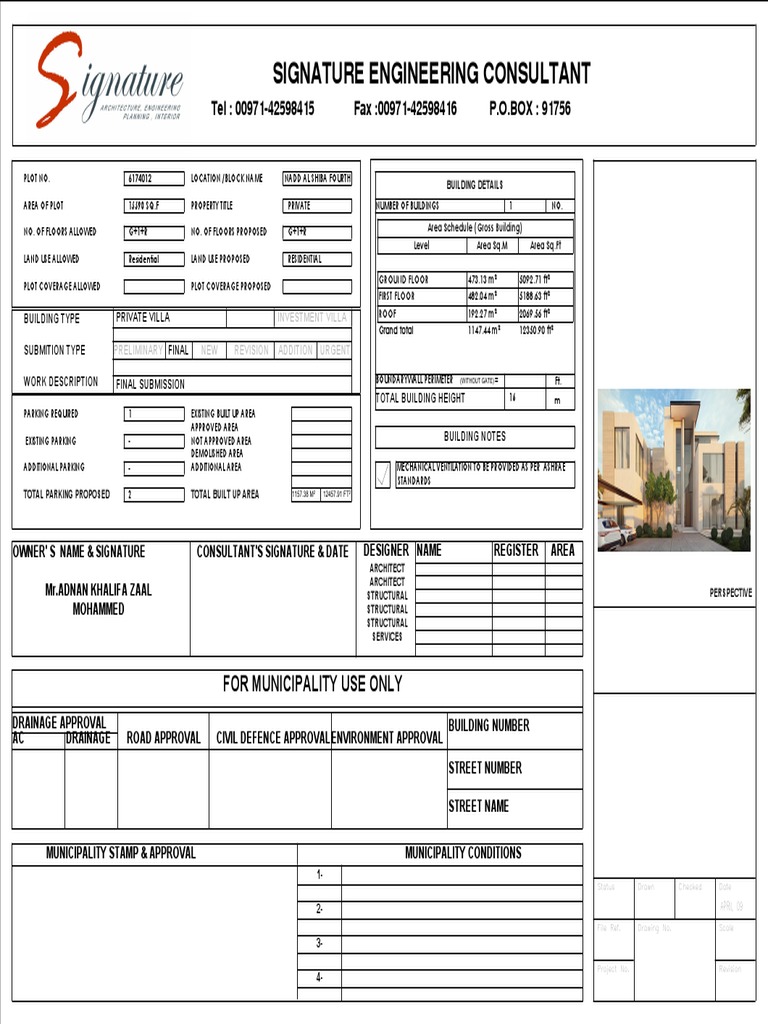 Arch Drawings Pdf United Arab Emirates Dubai