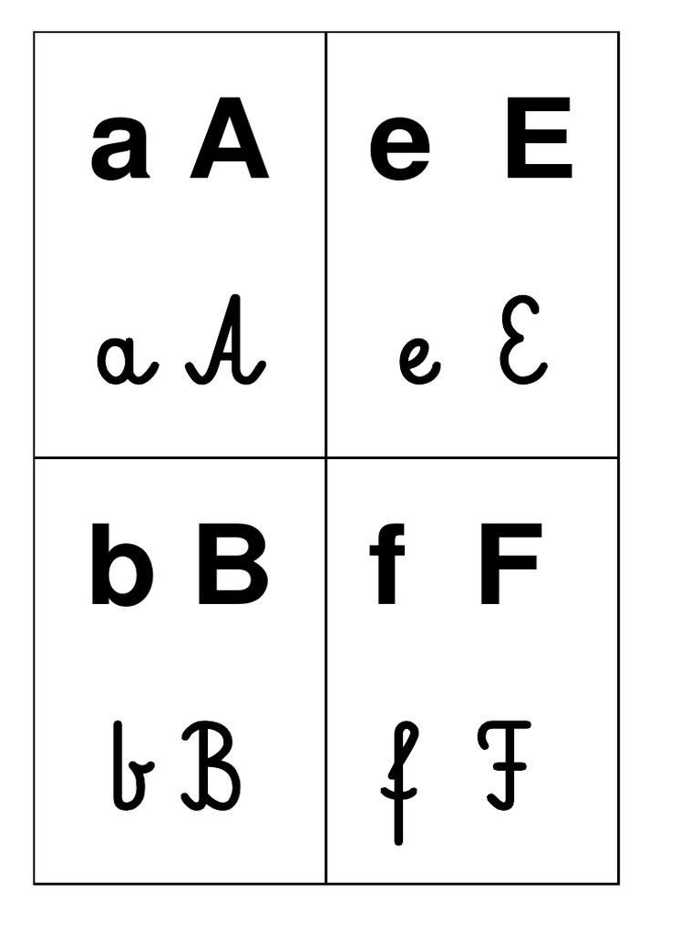 Literki Alfabet | PDF