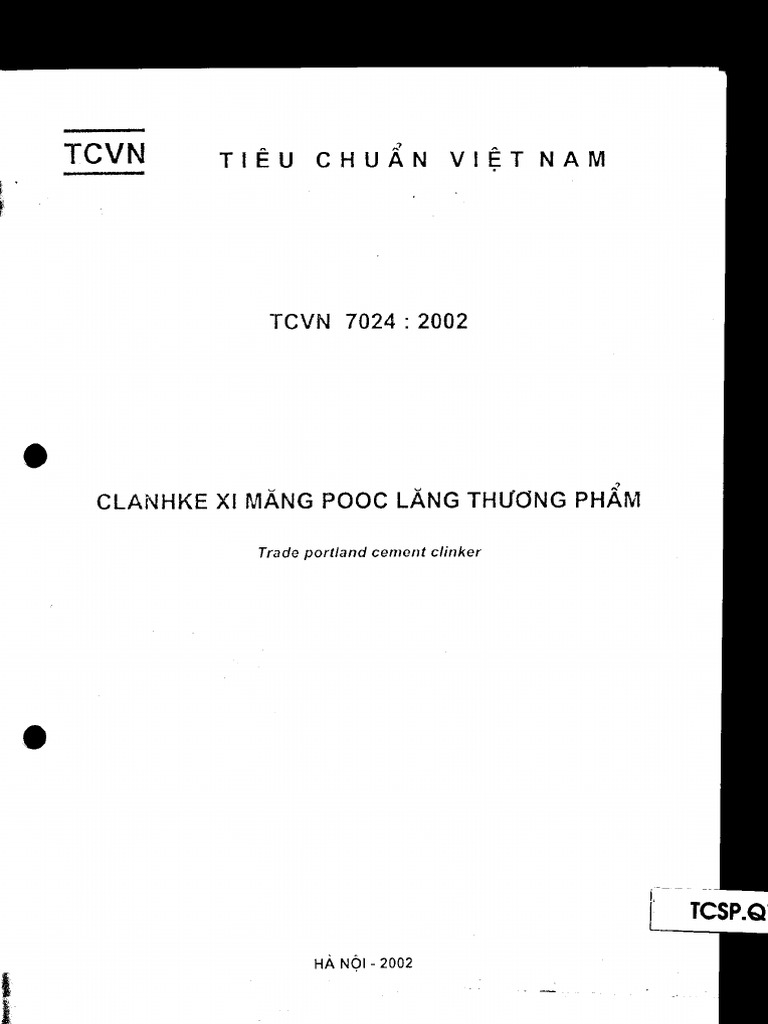 TCVN 7024-2002 Clanhke Xi Mang Pooclang Thuong Pham | PDF