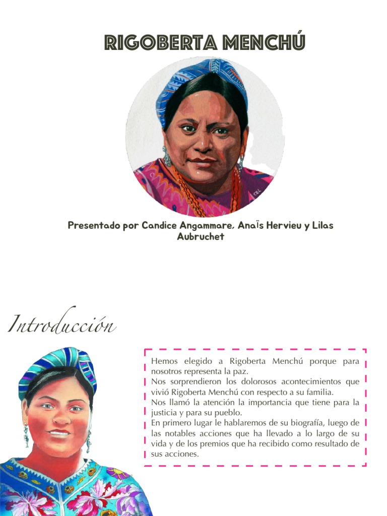 Biografía de Rigoberta Menchú | PDF | Guatemala