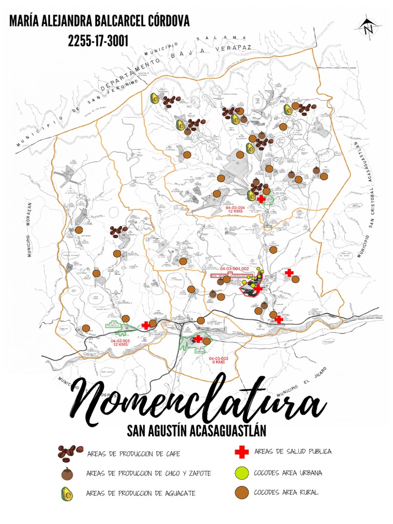 Mapa De San Agustín Acasaguastlán Pdf