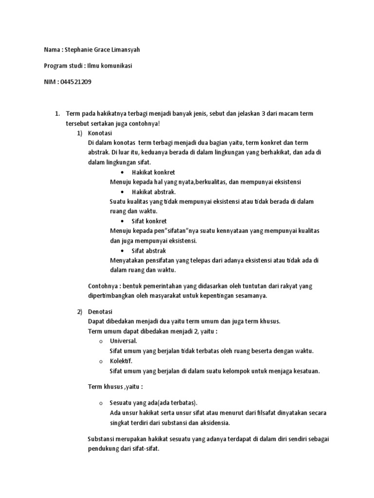 Tugas 1 Logika | PDF