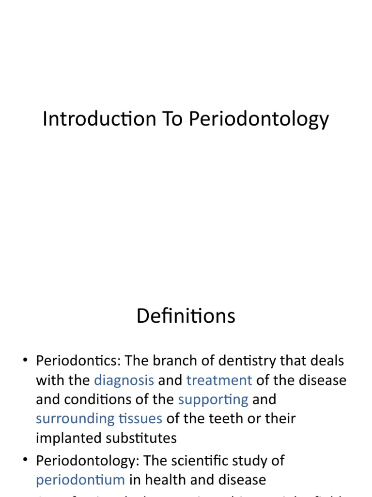 New Classification of Periodontal Disease | PDF | Periodontology ...