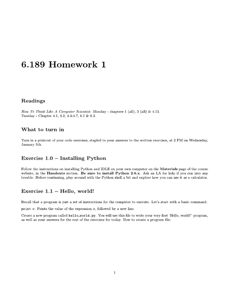 Python Home Work Ass | PDF