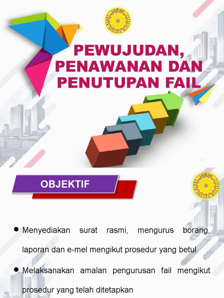 Pewujudan Penawanan Dan Penutupan Fail | PDF