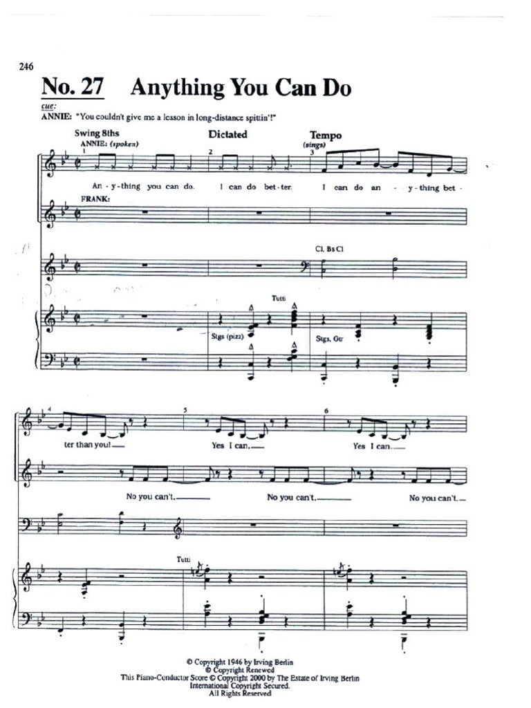 Anything You Can Do | PDF