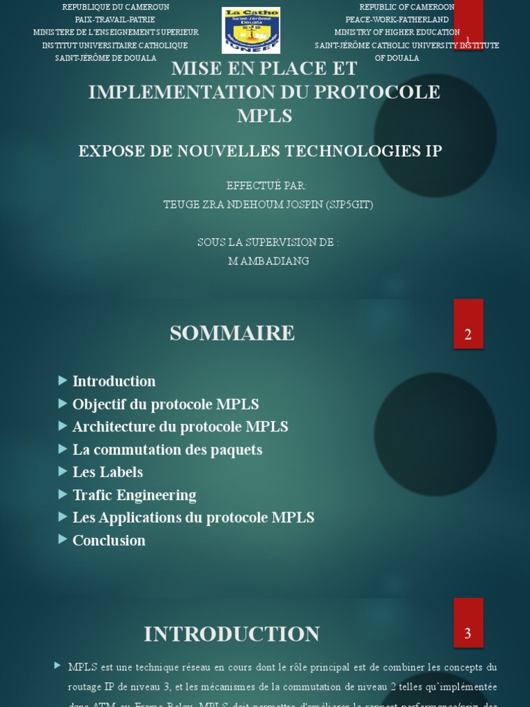 Mise en œuvre du protocole MPLS | PDF | Mise en réseau | Commutation d ...