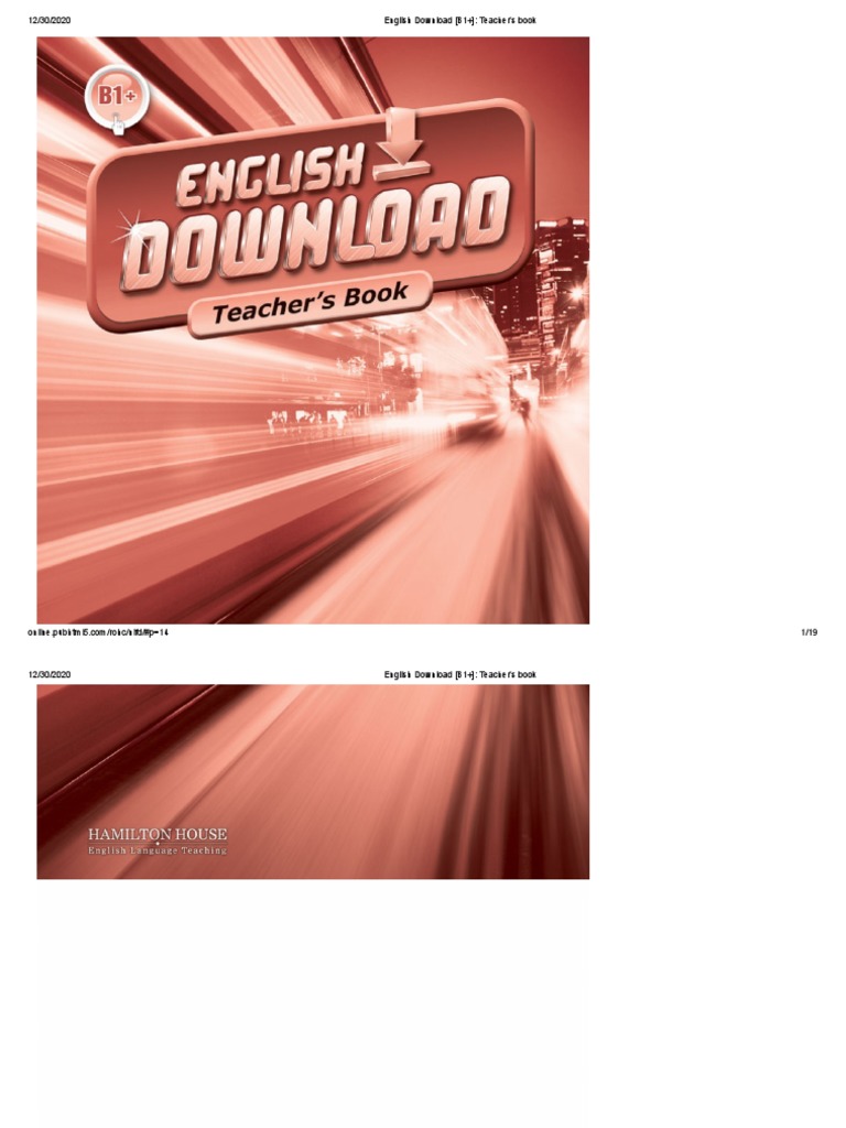 English Download (B1+) - Teacher's Book | PDF