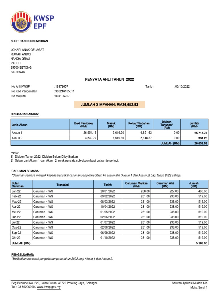 getStatementPDF 1 | PDF
