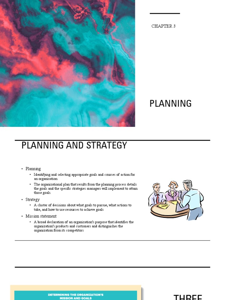 Chapter 3 - Planning | PDF | Strategic Management | Goal