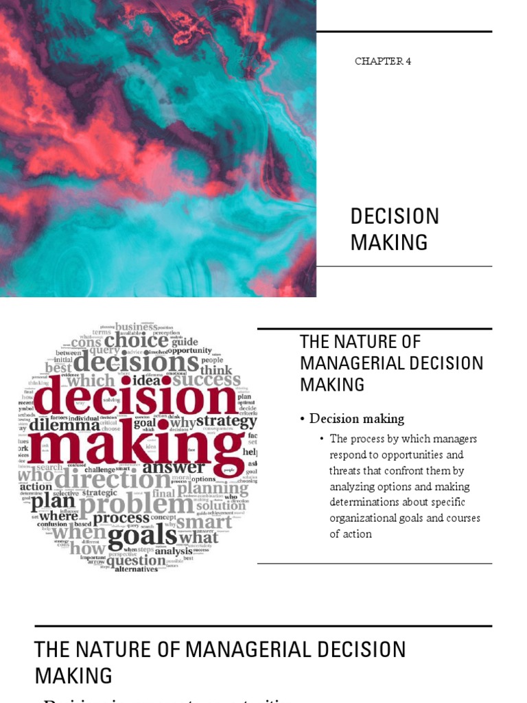 Chapter 4 - Decision-Making | PDF