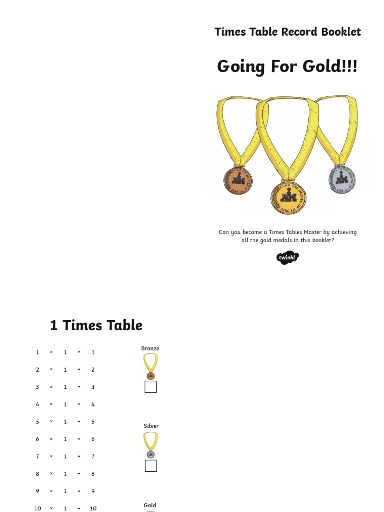 Going For Gold Booklet | PDF