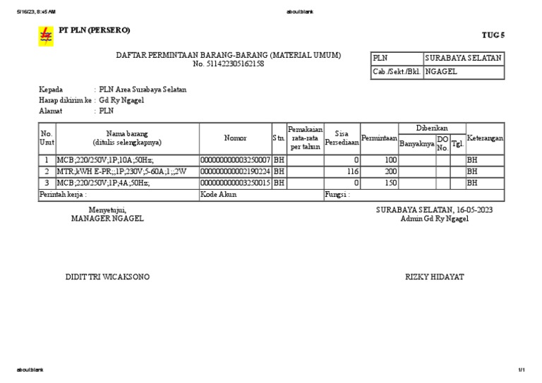 DPB 16 Mei 2023 | PDF