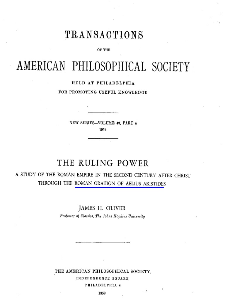 Aeliusaristides Romor | PDF