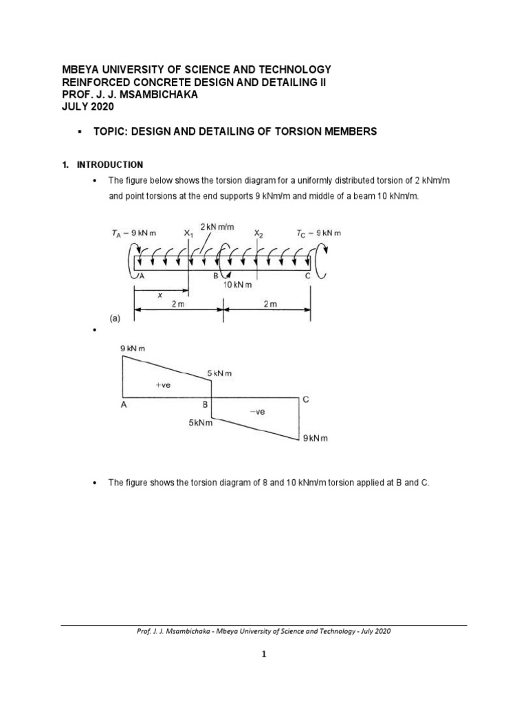 TORSION Lecture Notes 3-1 | PDF TORSION Lecture Notes 3-1 | PDF
