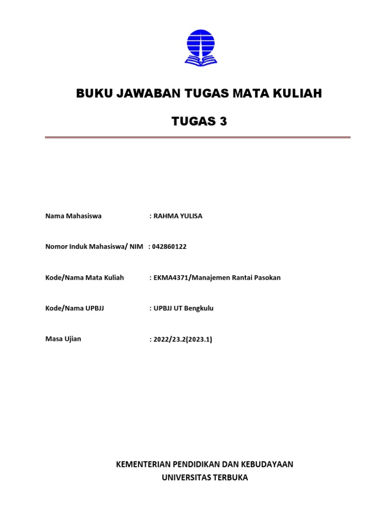BJT - Tugas 3 - EKMA4371 - Rahma Yulisa | PDF