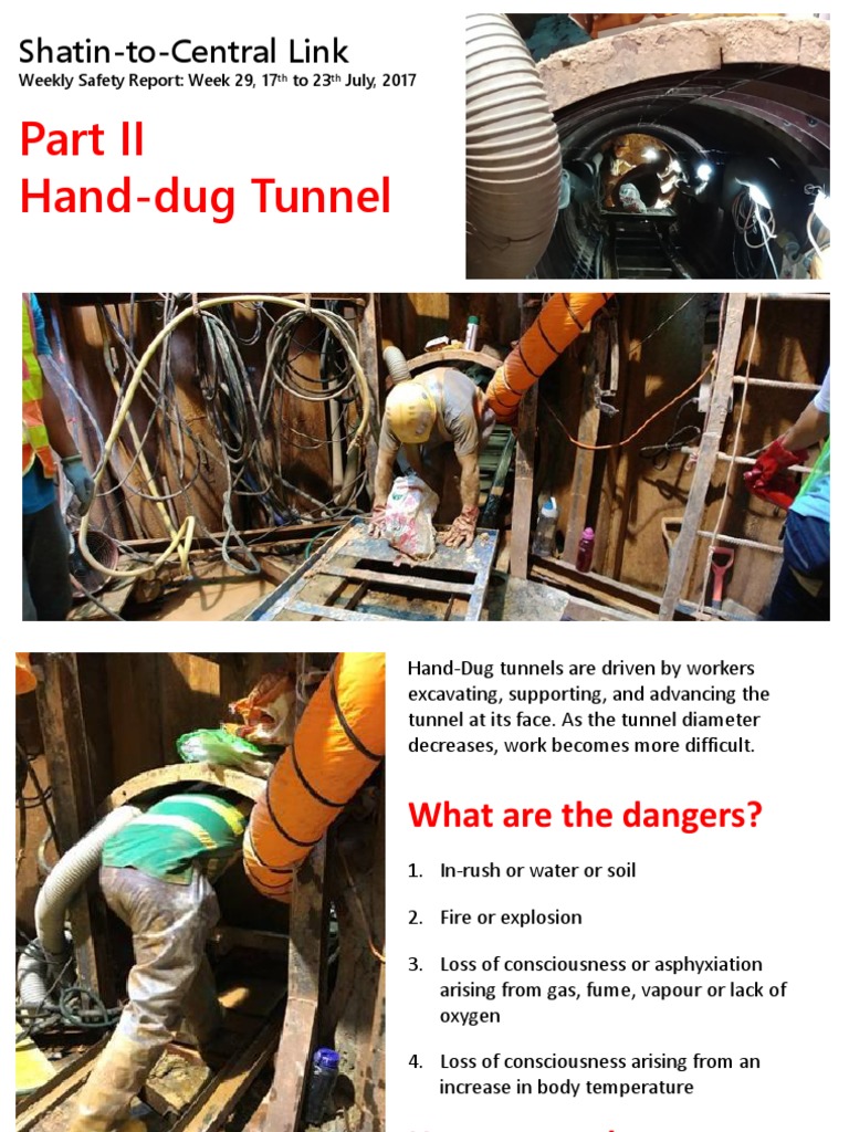 Working Hand Dug Tunnels | PDF