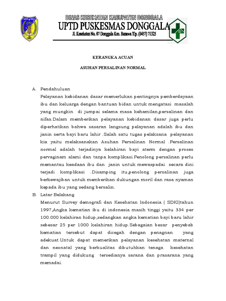 Kak Persalinan | PDF