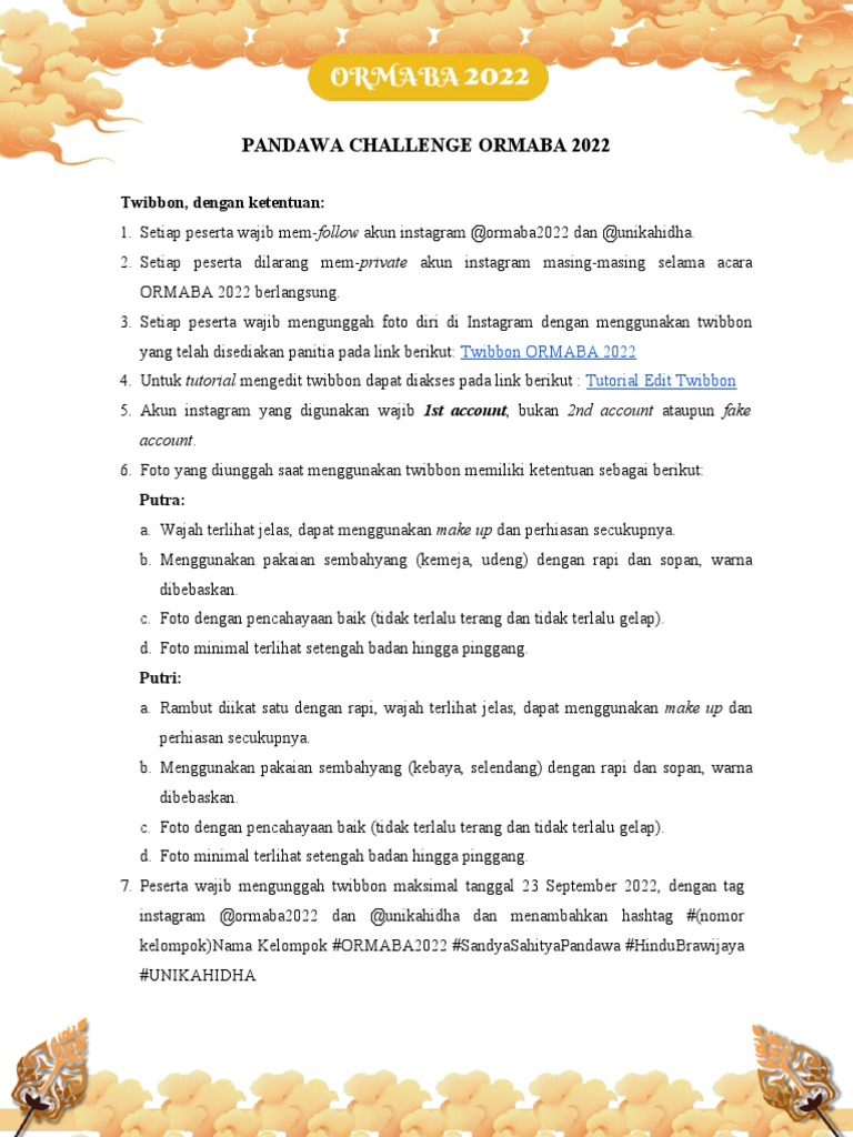 PANDAWA CHALLENGE | PDF