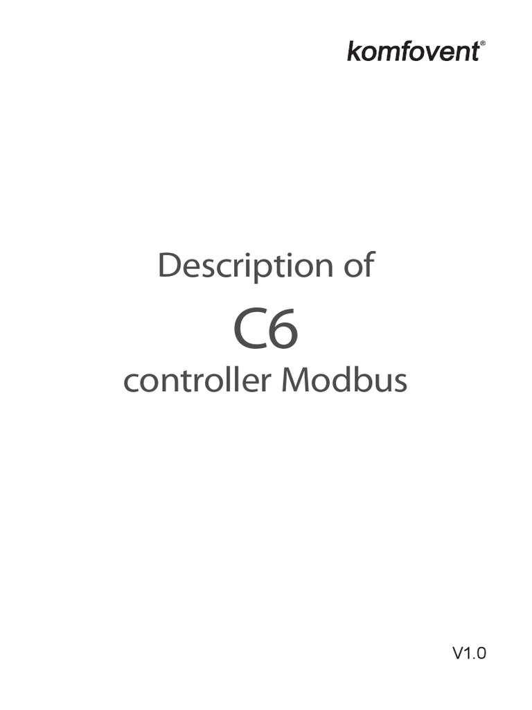 c6 Modbus en | PDF