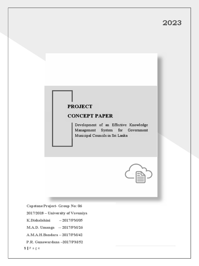 Project Concept Paper - Group No 06 | PDF | Computer Security | Security